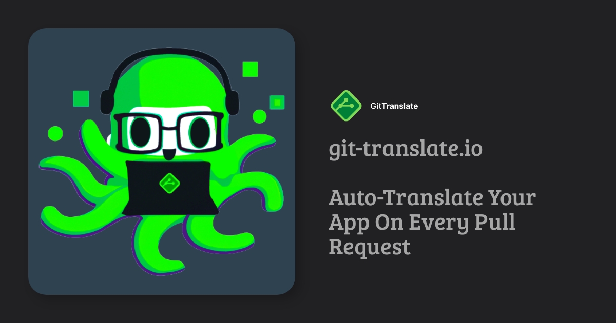 GitTranslate | Automated Translation Management