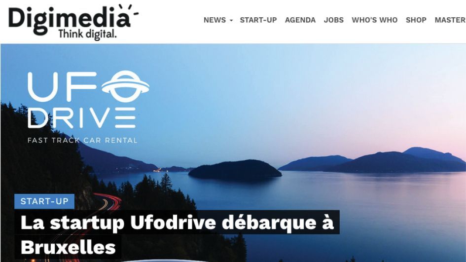 DIGIMEDIA - Das Startup Ufodrive geht in Brüssel an den Start
