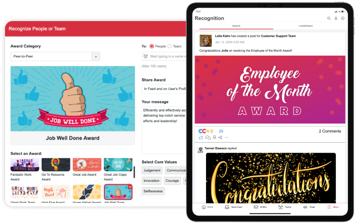 Recognition and Rewards Sotware