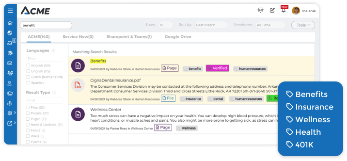 Enterprise AI Search & Knowledge Base | MangoApps