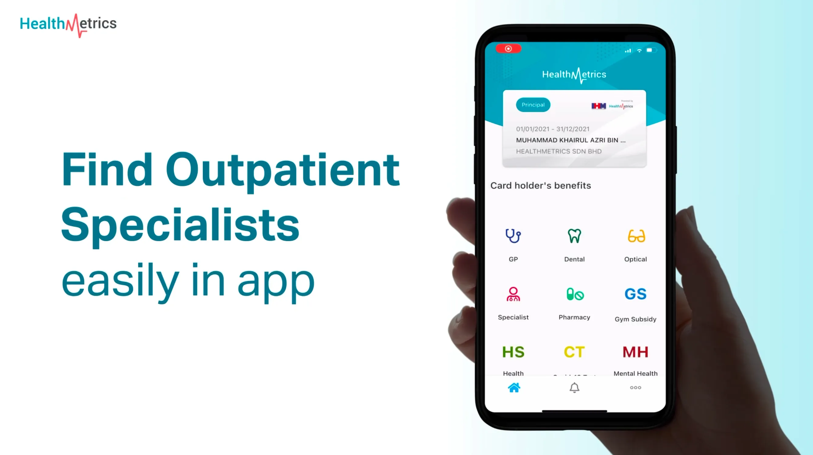 HealthMetrics Members Onboarding | Optimising Healthcare Cost for All