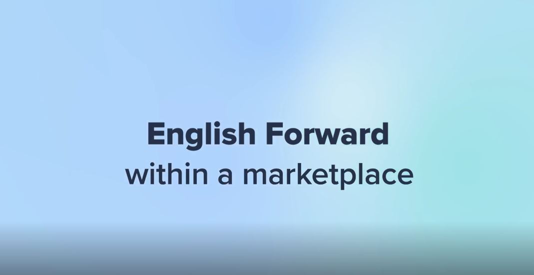 How Do English Forward Auctions Work Within a Marketplace?