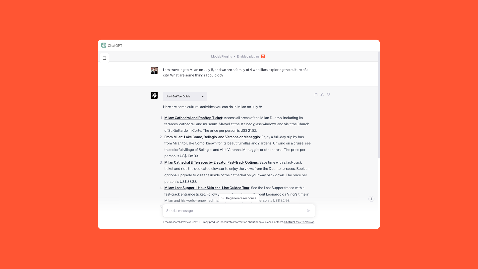 How We Built Our GetYourGuide ChatGPT Plugin | Inside GetYourGuide