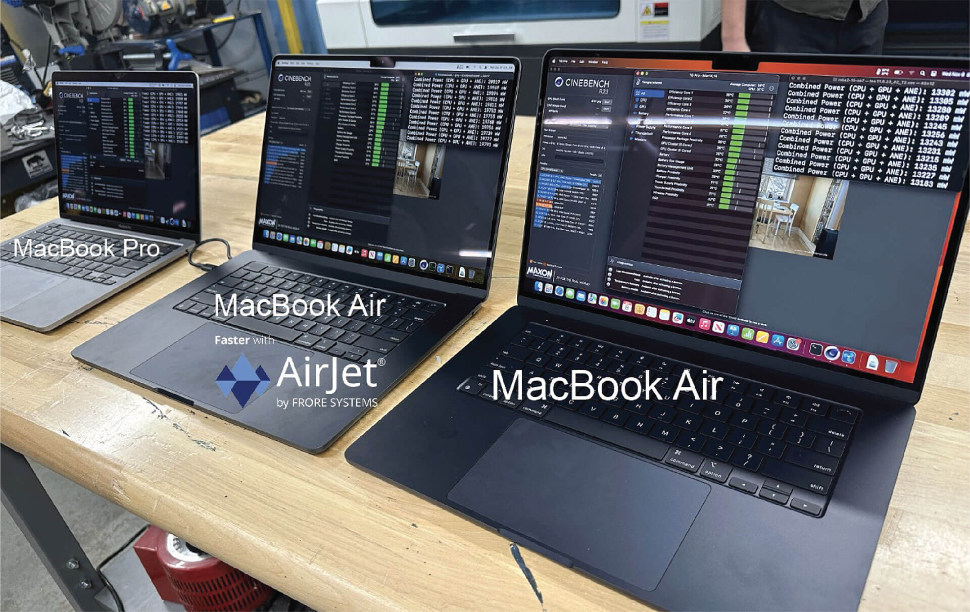 Behind-the-Scenes @LTT – MacBook Air Upgrade with AirJet | Blog | Frore ...