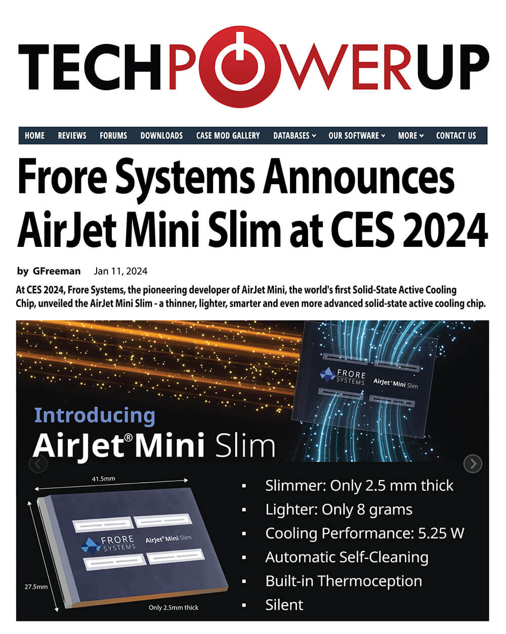 News | Frore Systems