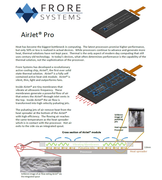 SnowGoose AirJet® Development Kit | Frore Systems