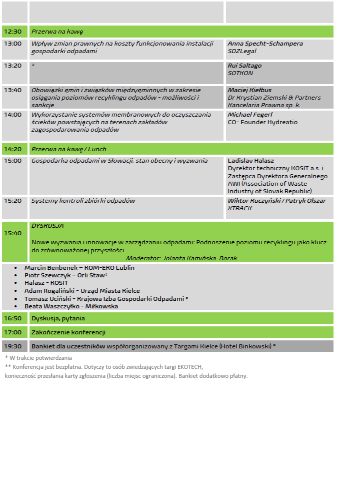 MIFOD- X Międzynarodowe Forum Gospodarki Odpadami | AK Nova