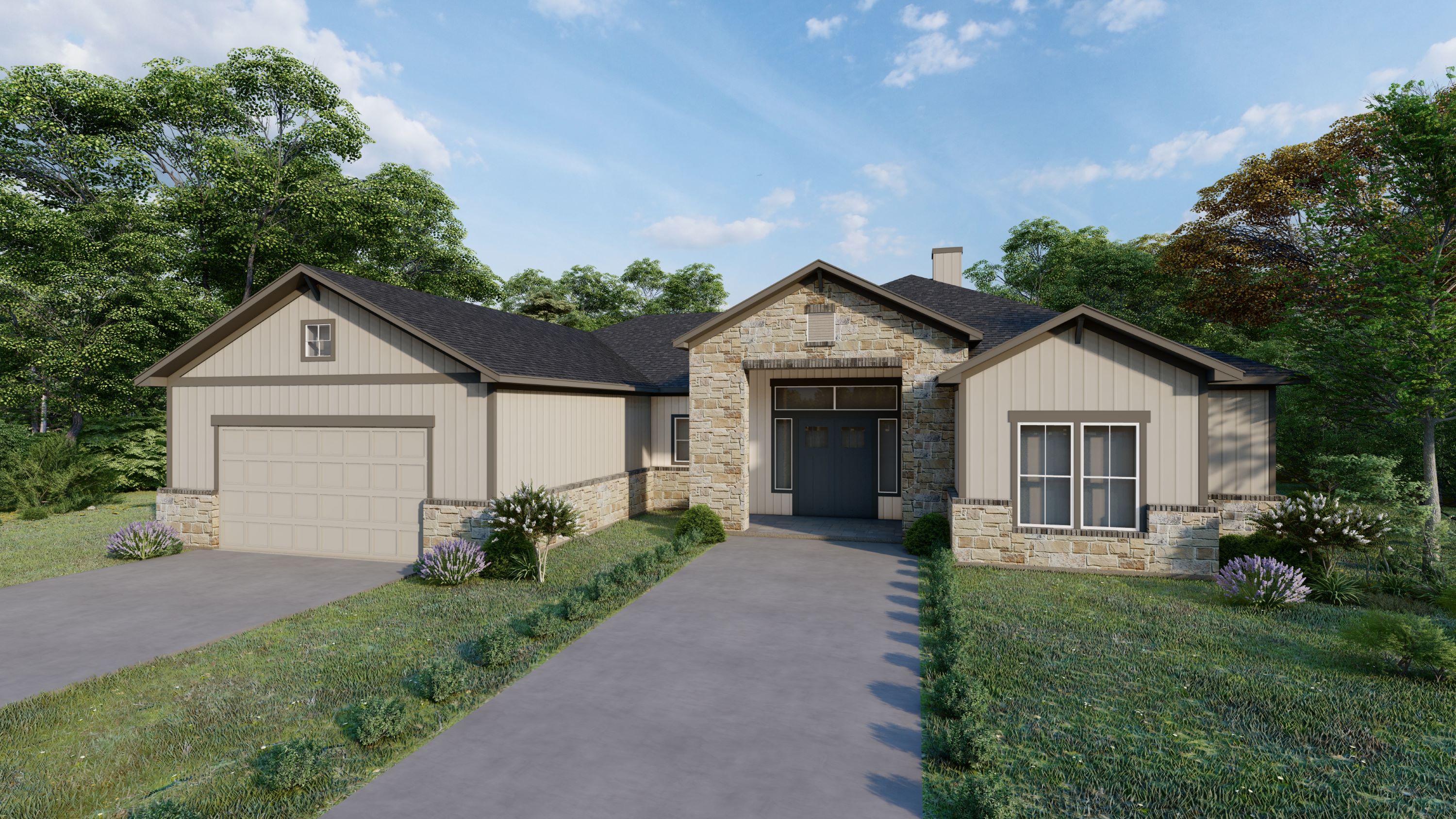 The Blackjack Oak at Country Village Estates | Joseph Creek Homes