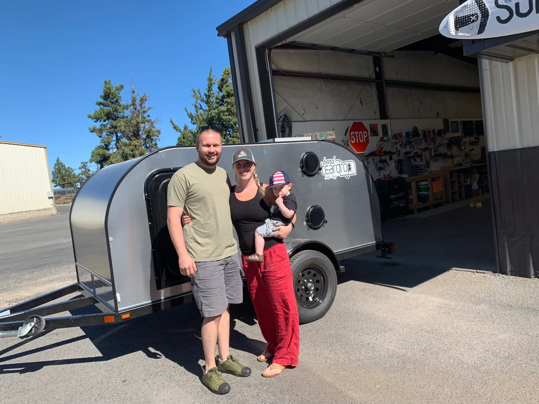 Team Members Bend Teardrop