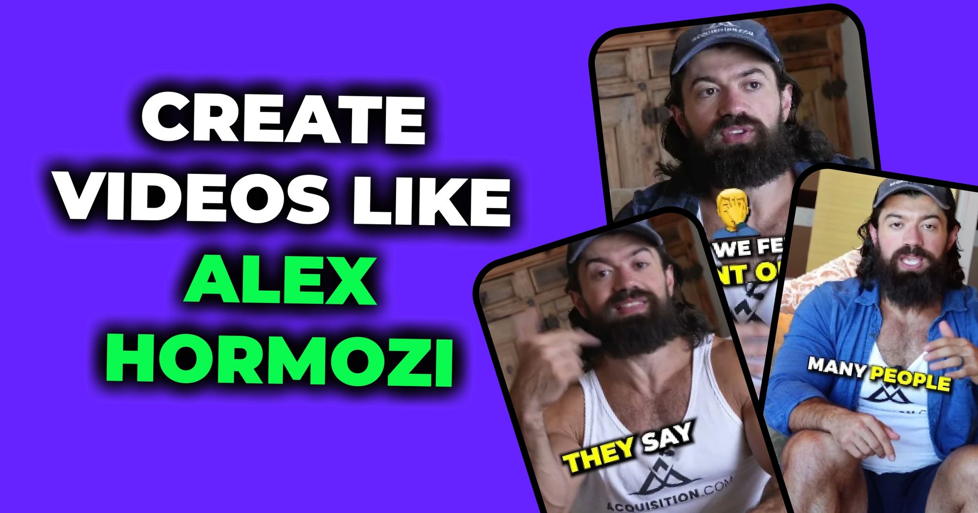 Create Videos like Alex Hormozi Style: The Ultimate Guide | Opus Blog