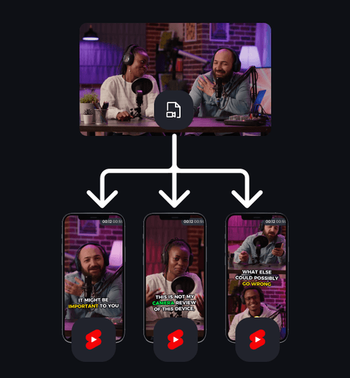 YouTube Shorts Maker - Create Shorts Free with AI - OpusClip