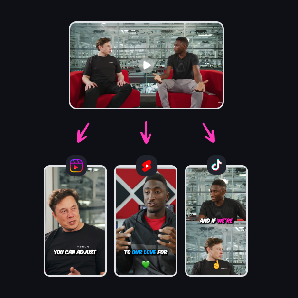 AI Podcast Clip Generator - Podcast Clips in 1 Click - OpusClip