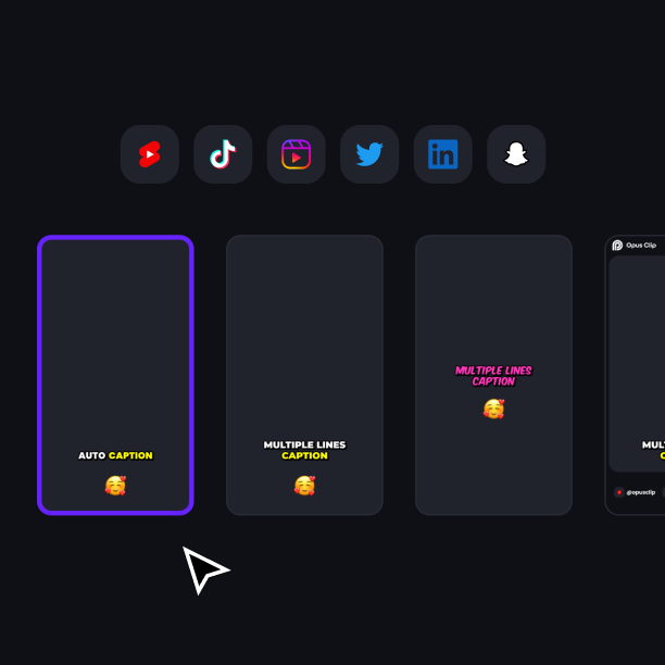AI Caption Generator - Add Captions to Video Fast and Accurately - OpusClip