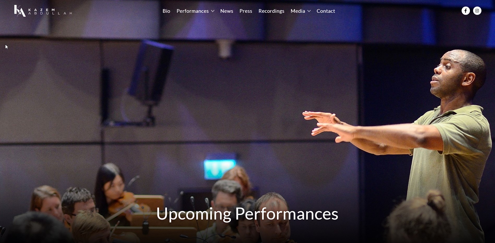 Upcoming Performances | Orchestral Conductor Kazem Abdullah