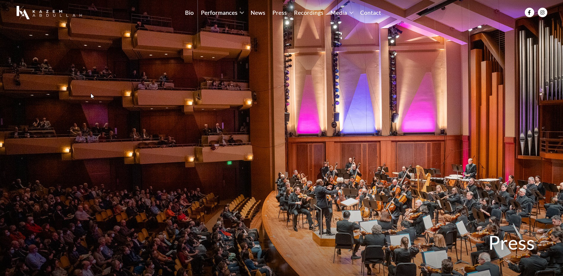 Press | Orchestral Conductor Kazem Abdullah
