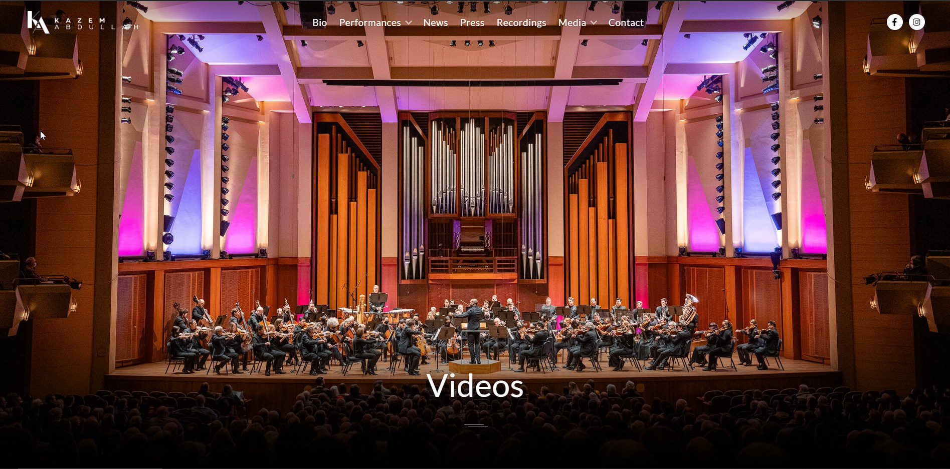 Videos | Orchestral Conductor Kazem Abdullah