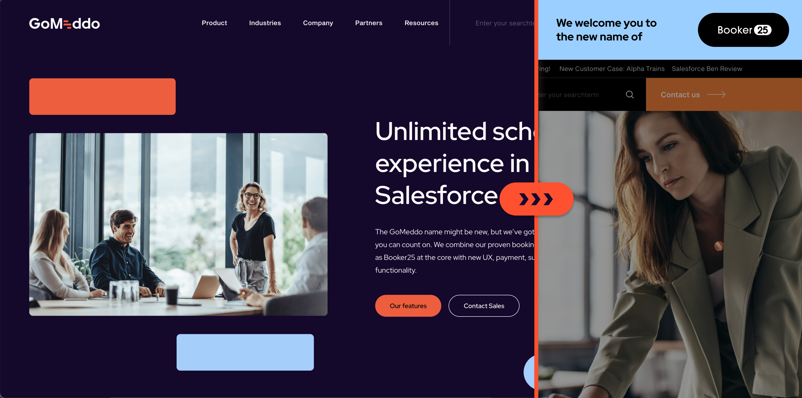 Booker25 expands internationally and continues under the new name GoMeddo.