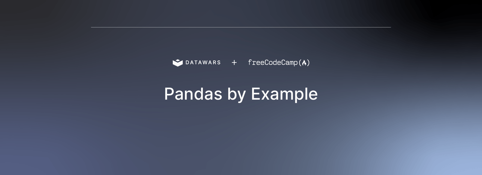 Pandas Data Science by Example - FreeCodeCamp video series | DataWars
