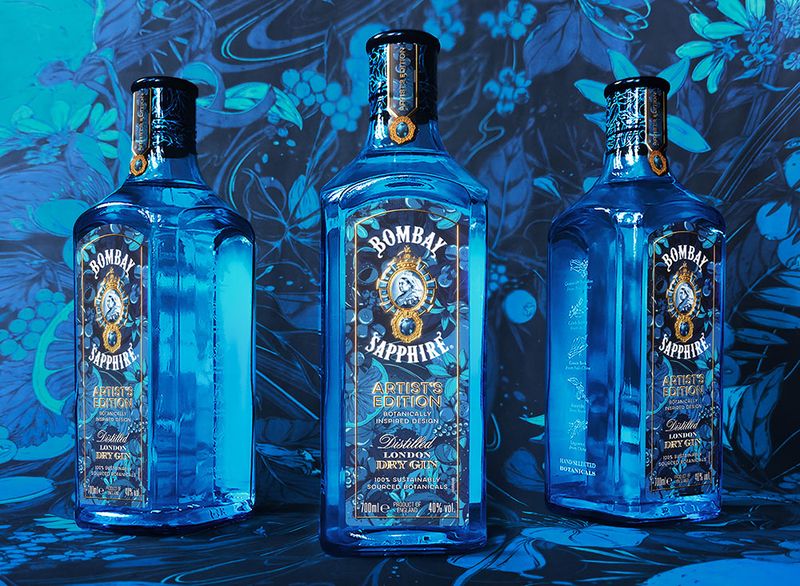 Bombay Sapphire Basquiat: Luxury Special Edition Design - Knockout Design