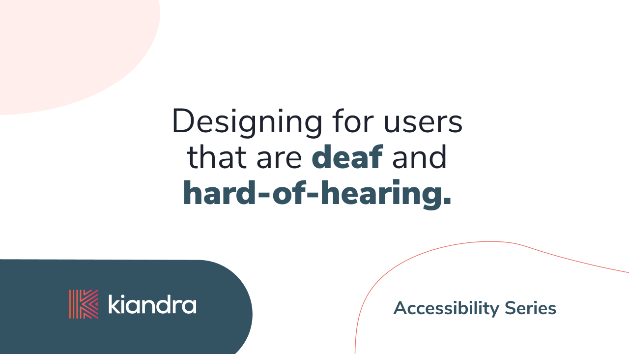 Users deaf and hard-of-hearing