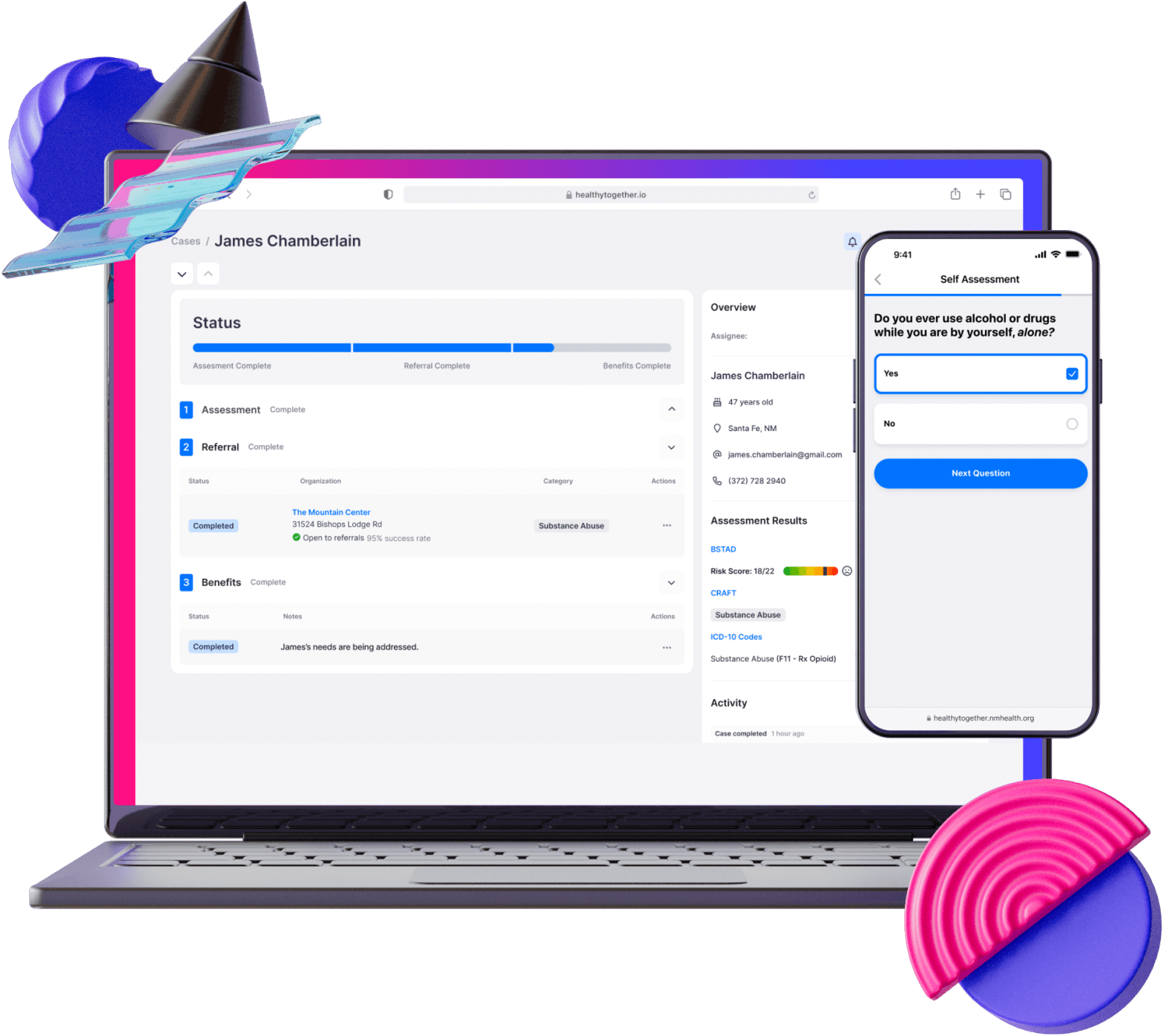 Referrals by Healthy Together