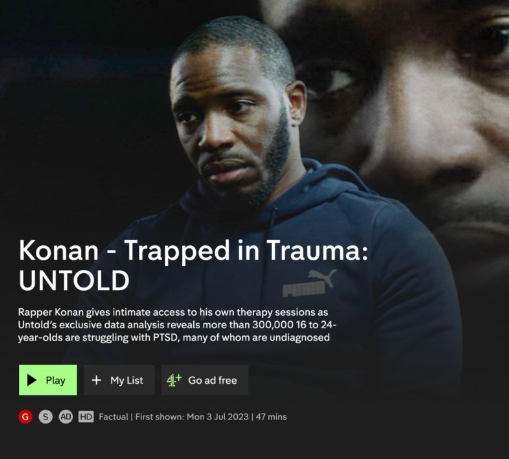 RAPPER KONAN DIAGNOSED WITH POST TRAUMATIC STRESS DISORDER | The Shade ...