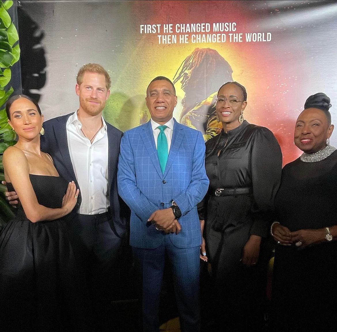 HARRY AND MEGHAN MAKE SURPRISE APPEARANCE AT BOB MARLEY MOVIE PREMIERE ...