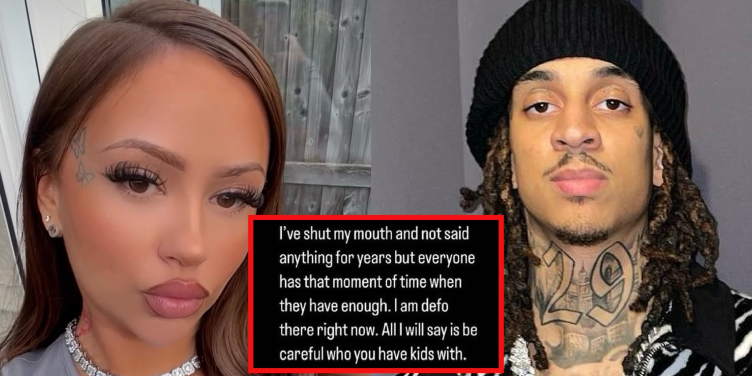 THE MOTHER OF RAPPER YOUNG ADZ'S CHILD HAS PUT HIM ON BLAST CALLING HIM ...