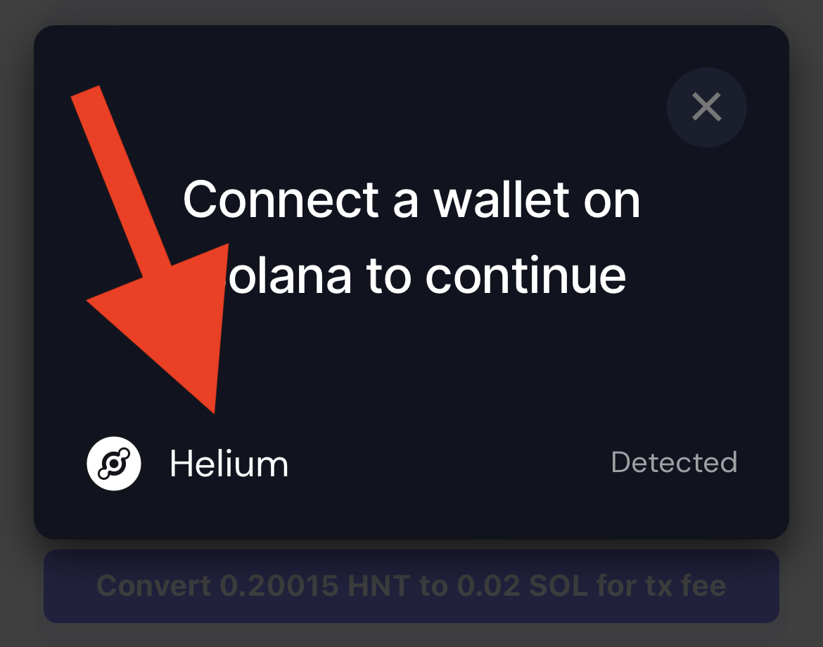 How to swap HNT to SOL for staking and other transactions. – Helium Deploy