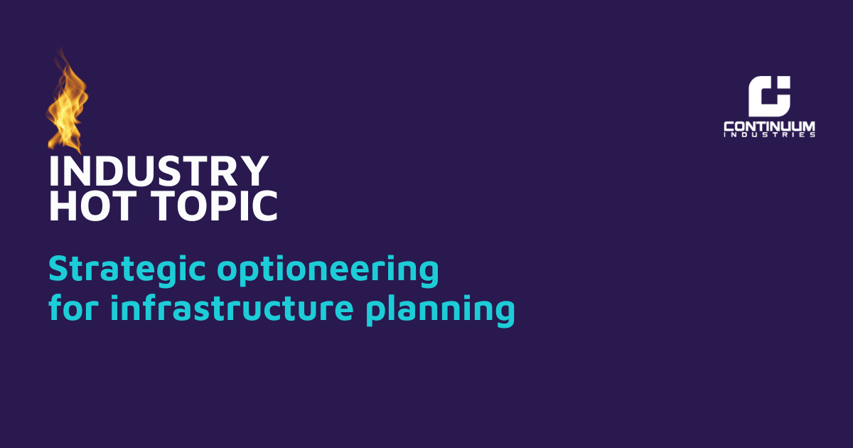 Strategic Optioneering for Infrastructure Planning | Continuum Industries