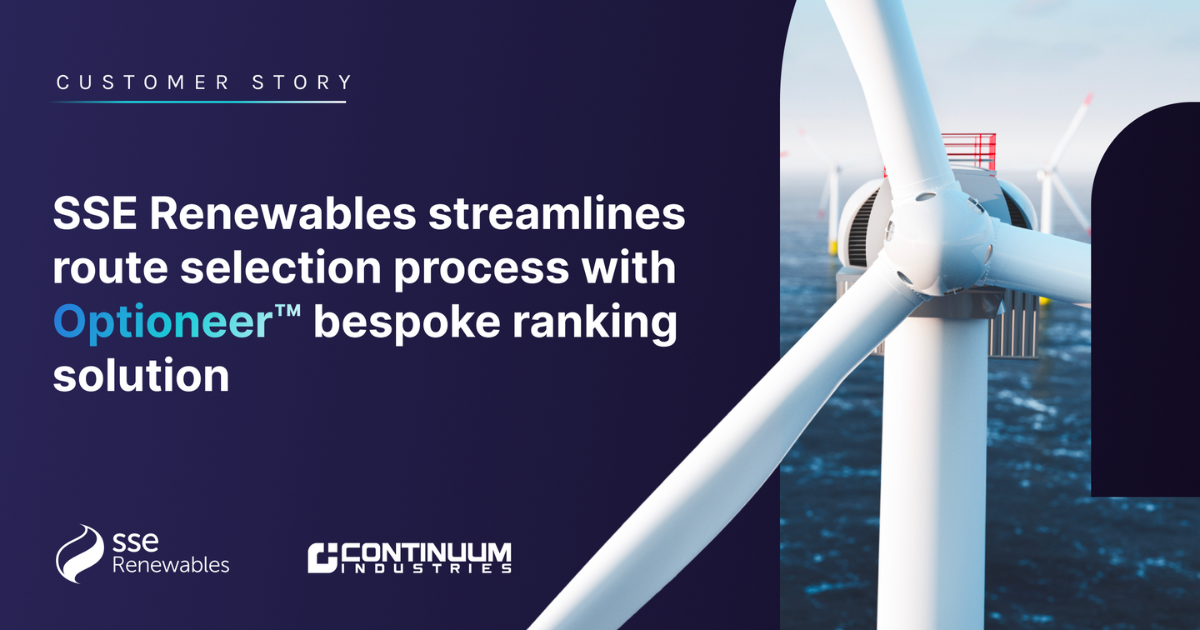 SSE Renewables streamlines route selection process with Optioneer ...