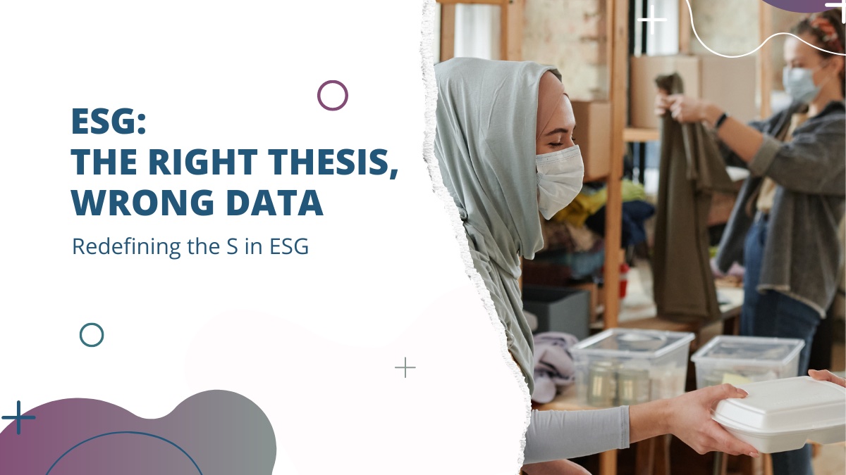 ESG: Right Thesis, Wrong Data | Insights | Impact Genome Registry