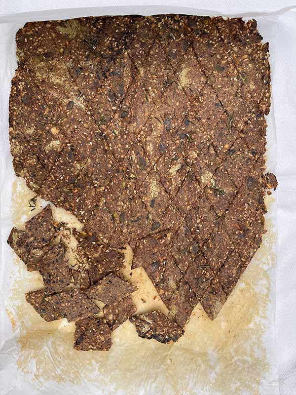 Inas' Simple Seed Cracker Recipe | Mimi Elashiry