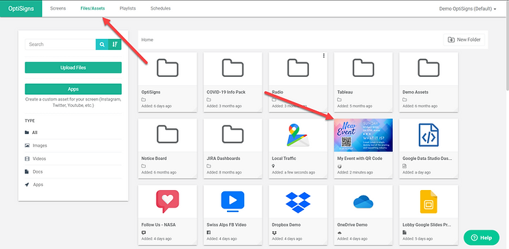 How to add QR Code to your Digital Signs | Optisigns