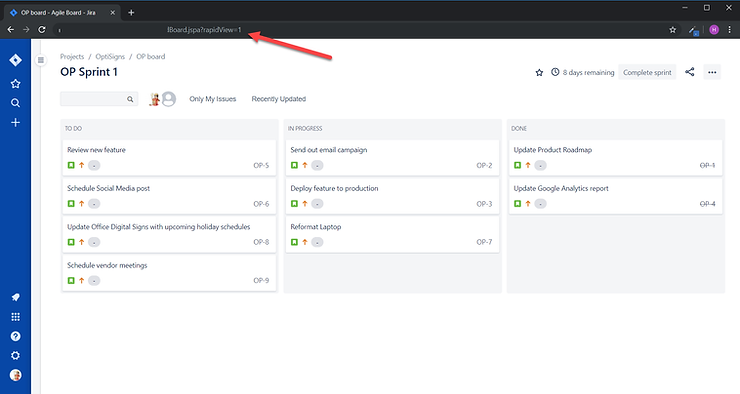 Putting Atlassian/JIRA board on big screen TV with OptiSigns Digital ...