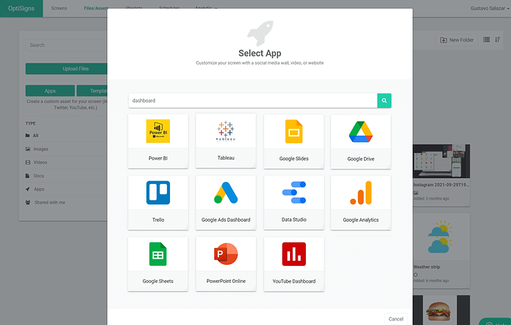 Show your Dashboards on your Office Screens | OptiSigns