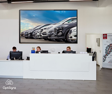 8 Digital Signage Ideas for Car Dealerships | Optisigns