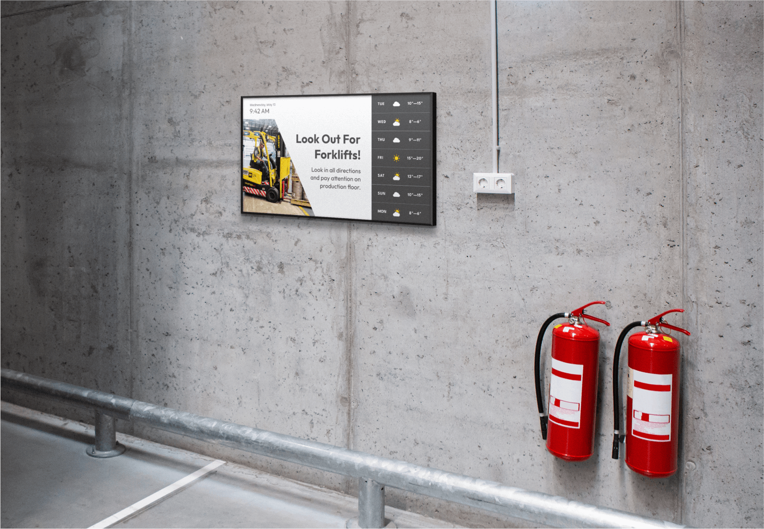 Digital Signage for Manufacturing and Production | OptiSigns