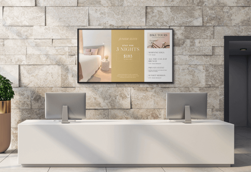 Digital Signage for Lobby | OptiSigns