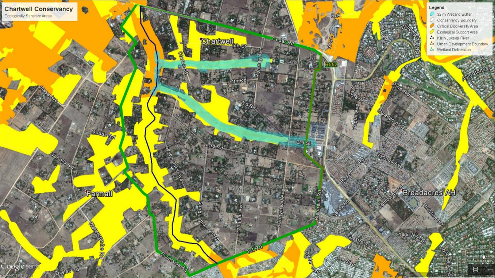 Chartwell Conservancy Ecologically Sensitive Areas
