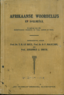 Afrikaanse Woordelys en Spelreëls