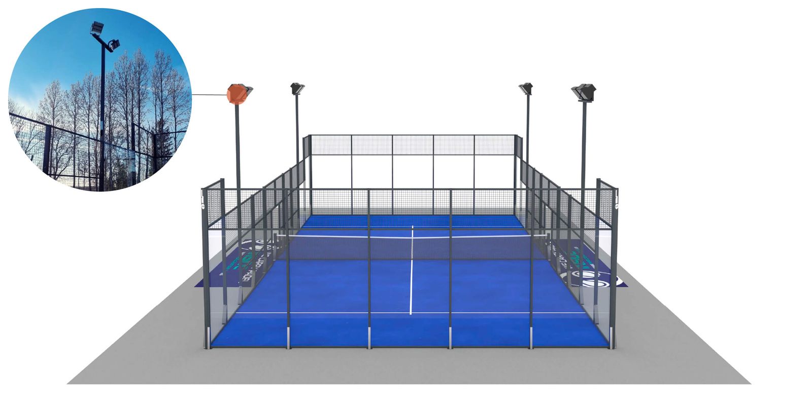 Hexa Padel | Pillared Padel Courts