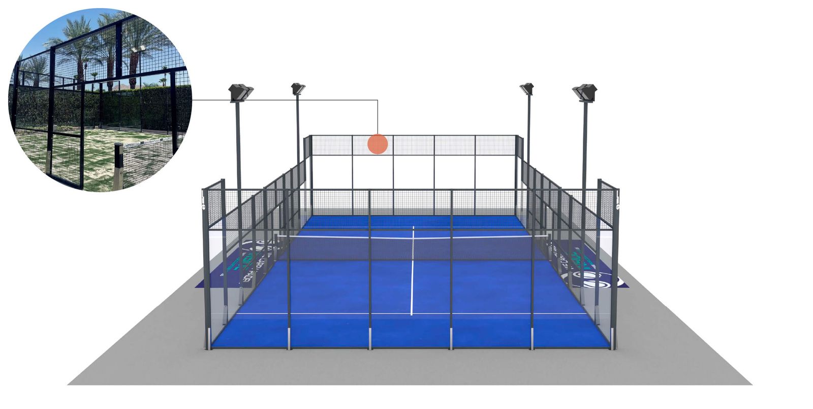 Hexa Padel | Pillared Padel Courts