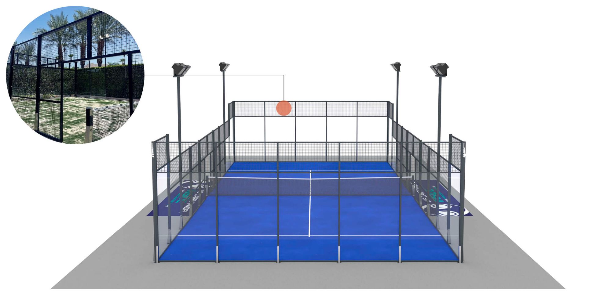 Hexa Padel | Pillared Padel Courts