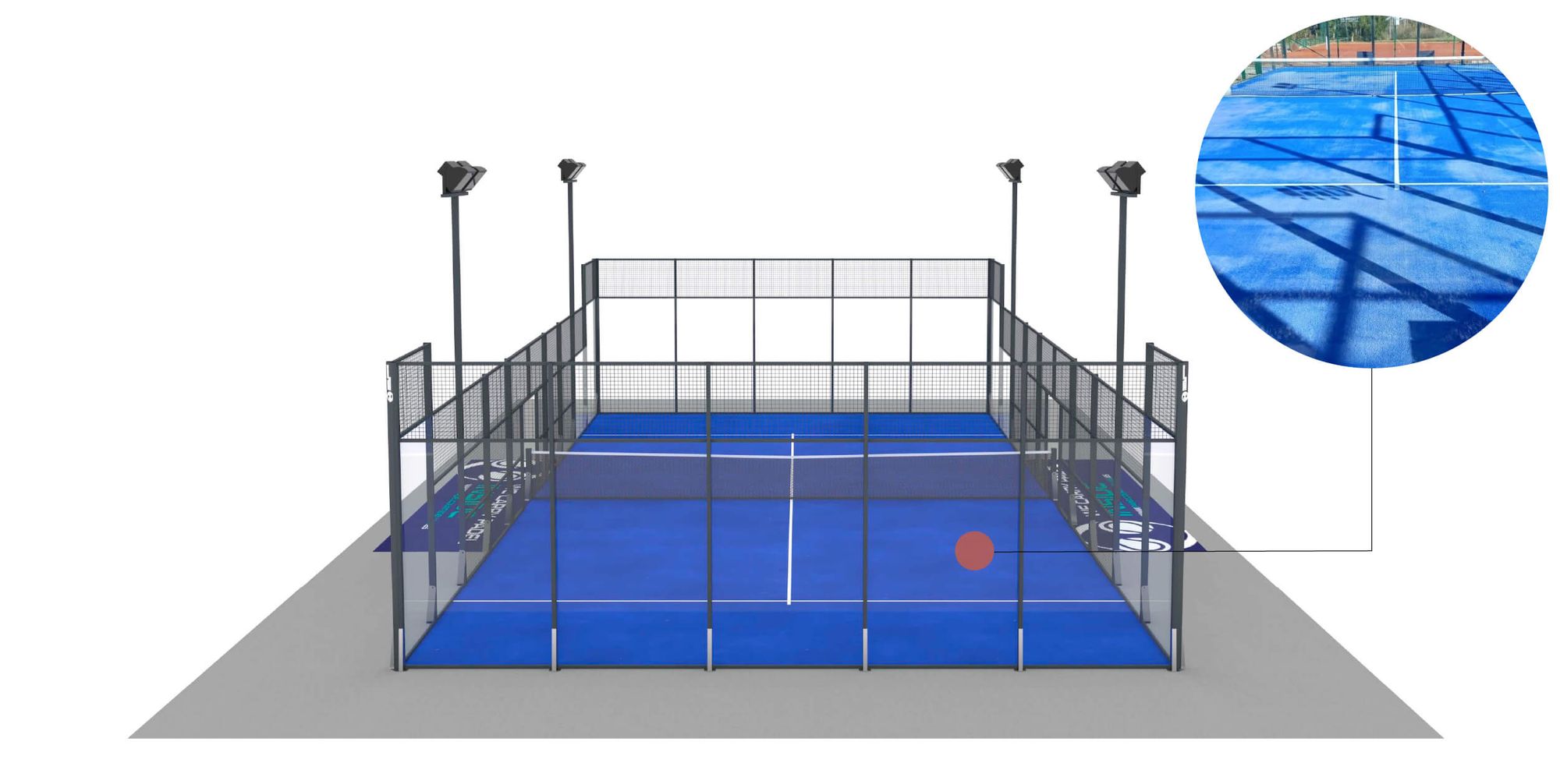 Hexa Padel | Pillared Padel Courts