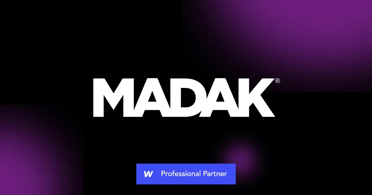 Madak | Custom Webflow experiences that inspire growth