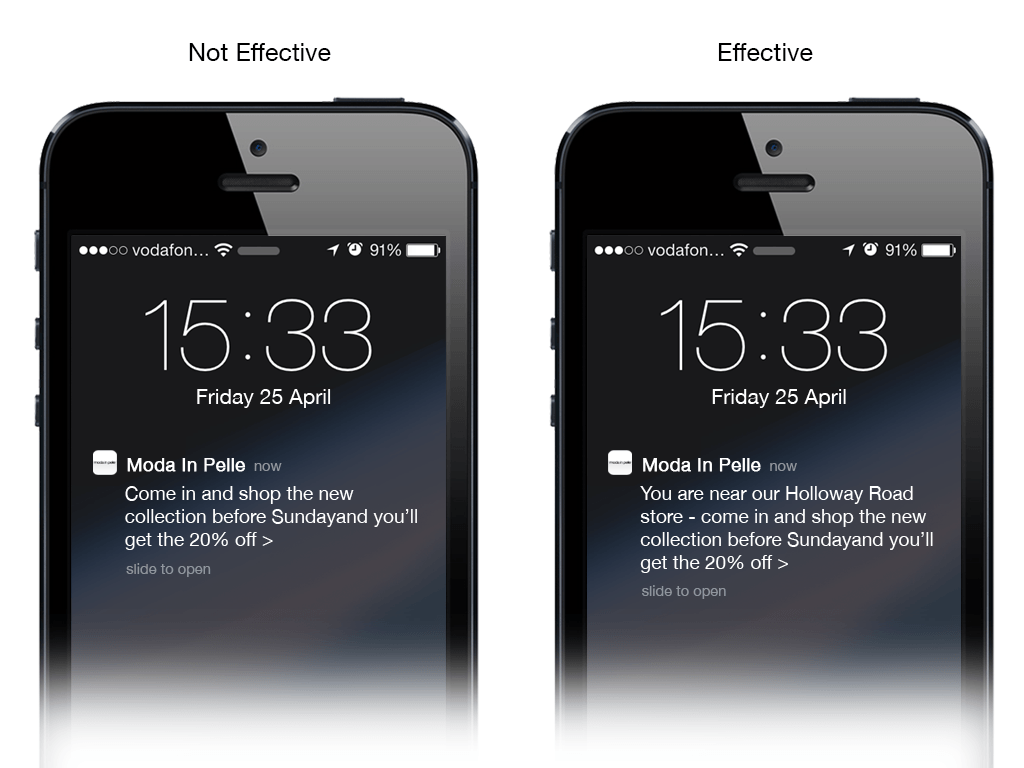 Location triggered notifications with Geospark - Roam.ai