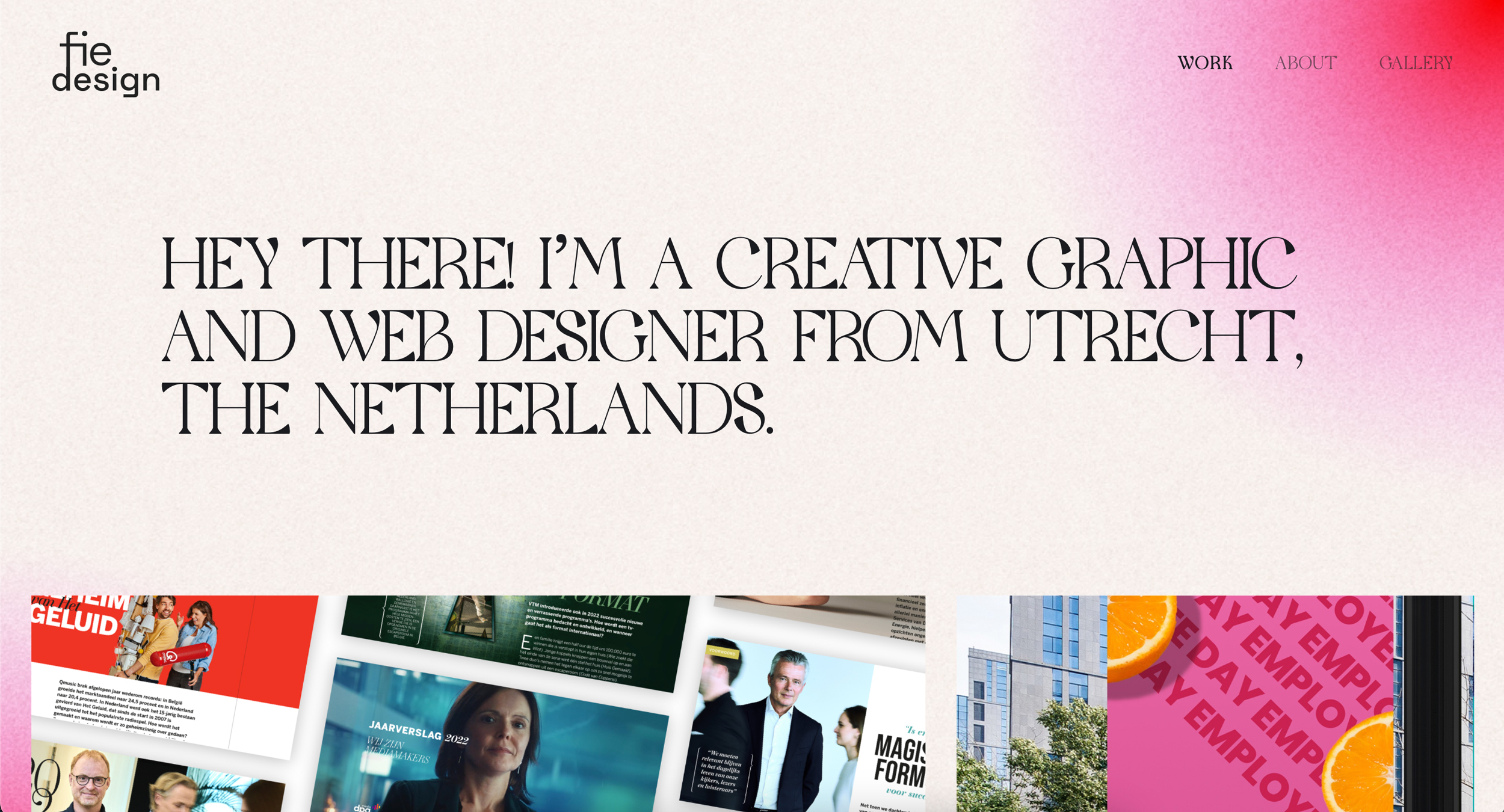 Portfolio Sofie van Rooij