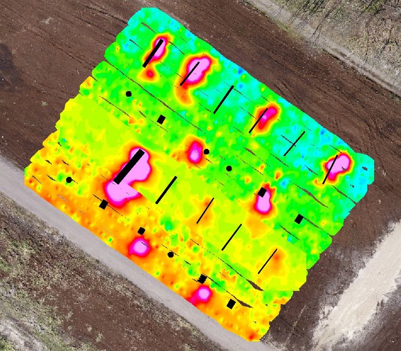Test Range for Geophysical Sensors
