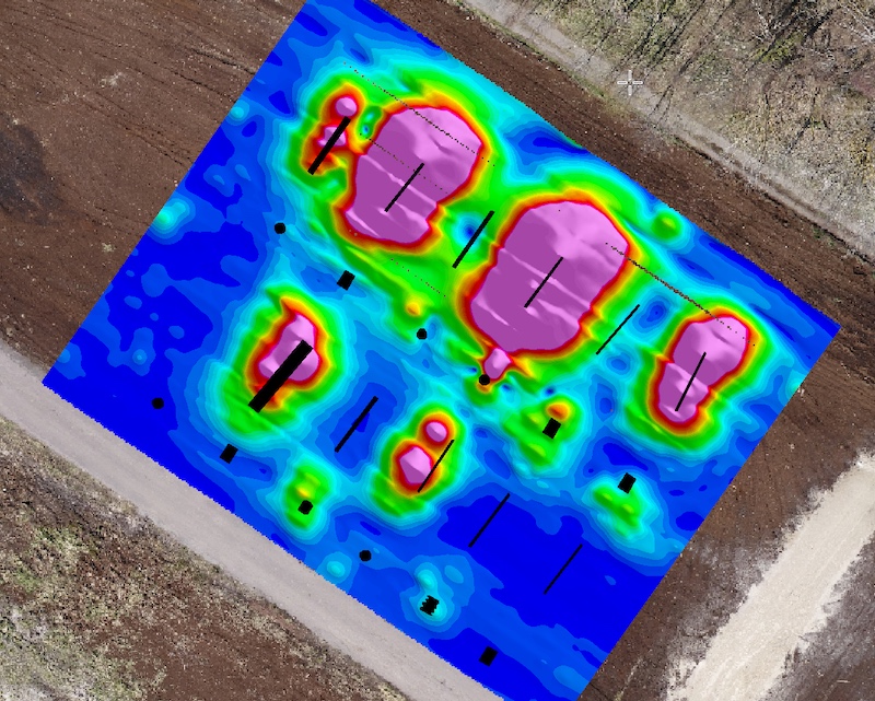 Test Range for Geophysical Sensors